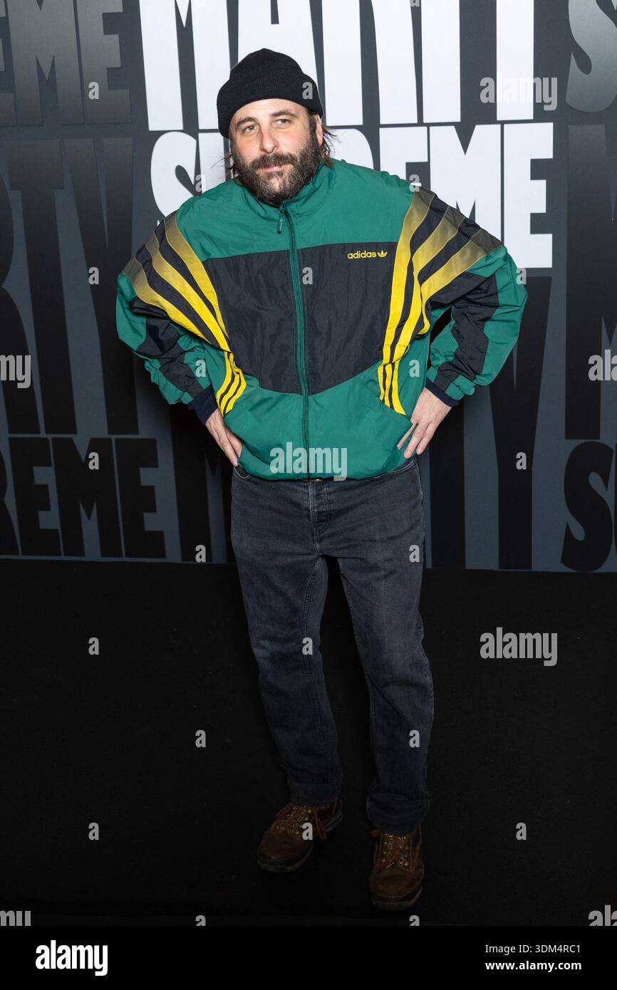 Vincent Macaigne attends 'Marty Supreme' Paris Film Premiere at Le ...