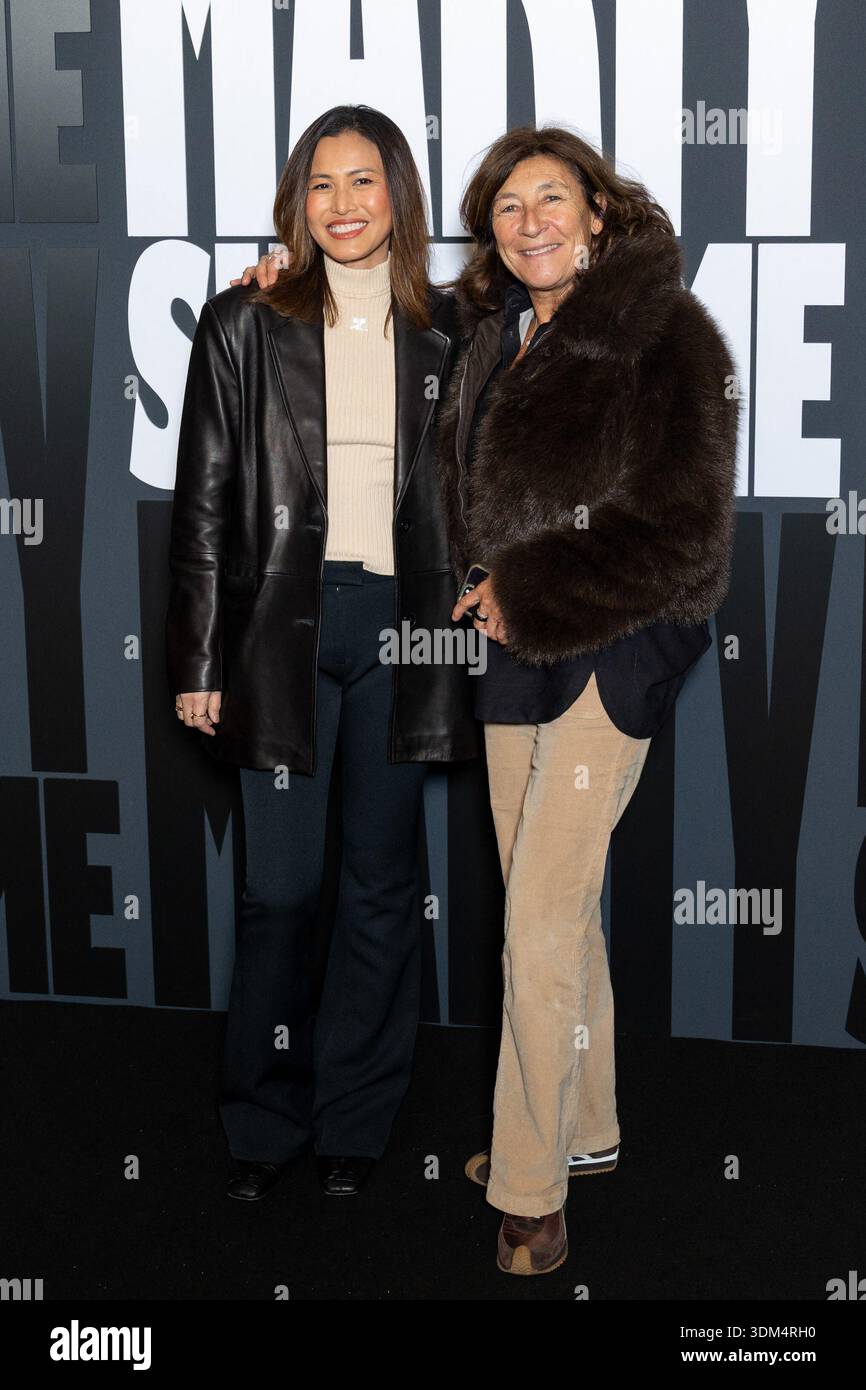 Charina Sarte, Sandrine Kretz attends 'Marty Supreme' Paris Film ...