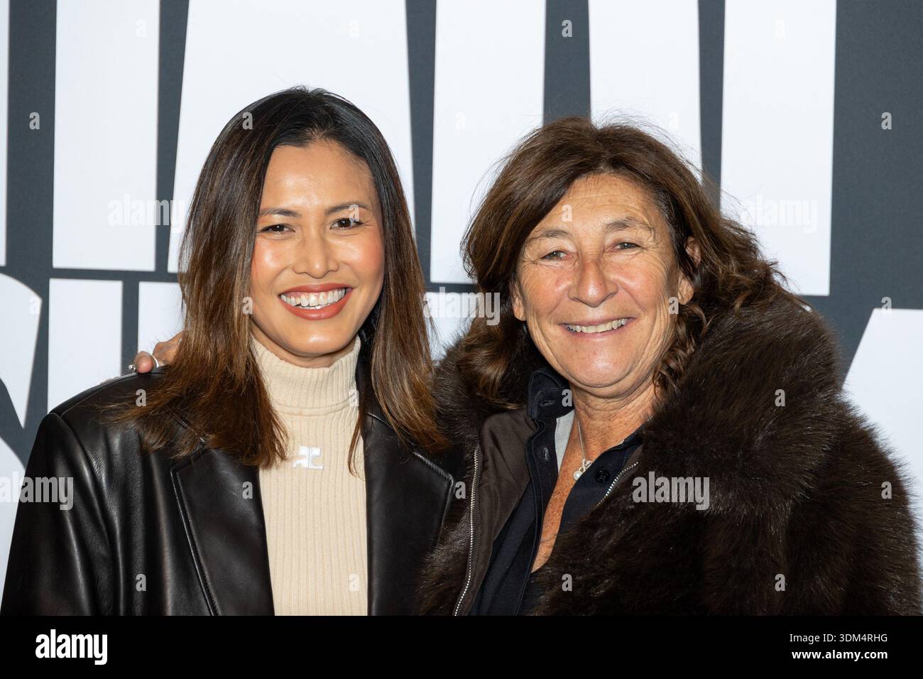 Charina Sarte, Sandrine Kretz attends 'Marty Supreme' Paris Film ...