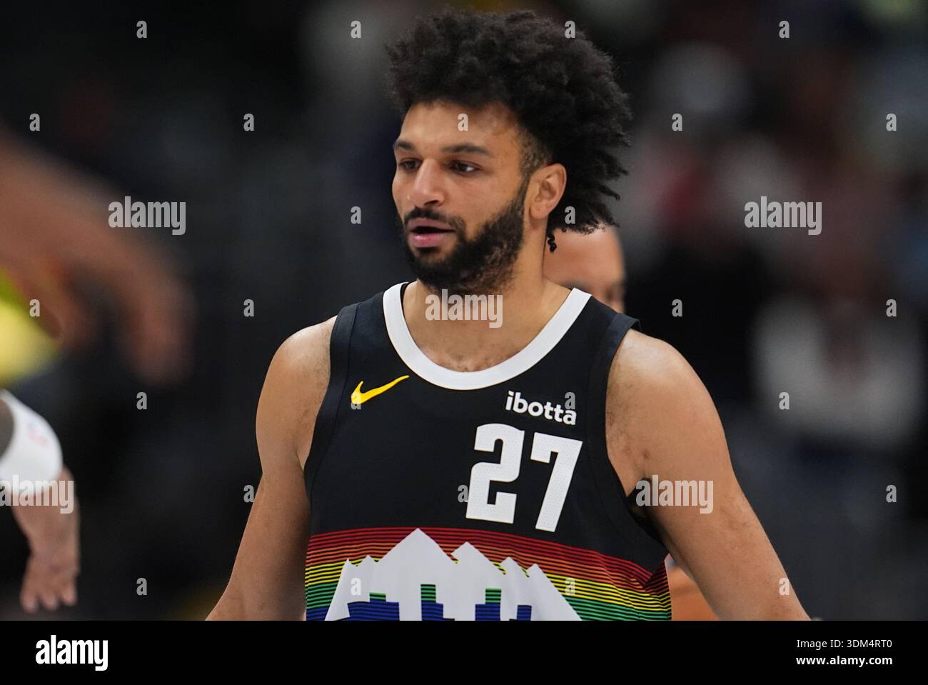Denver Nuggets guard Jamal Murray (27) in the first half of an NBA ...