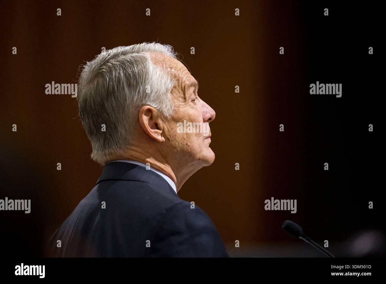 Defense attorney Michael Burt stands during a hearing for Tyler ...