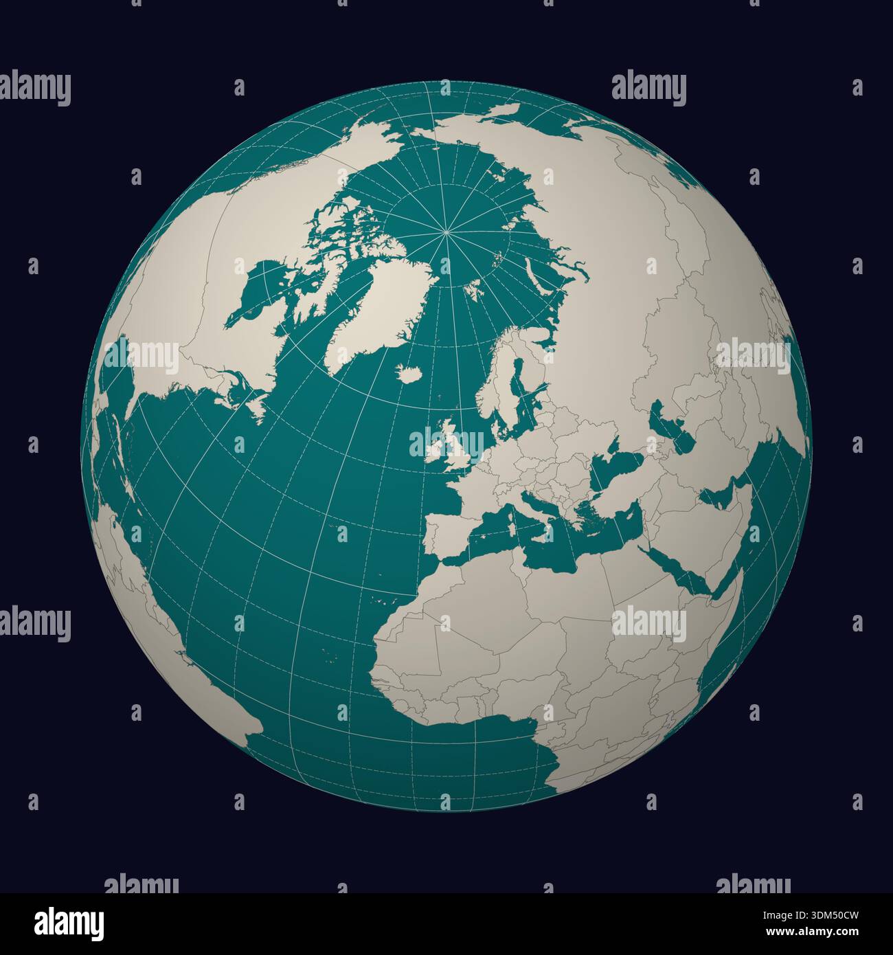 Isle of Man on the map. Globe centered on the Isle of Man. Country ...