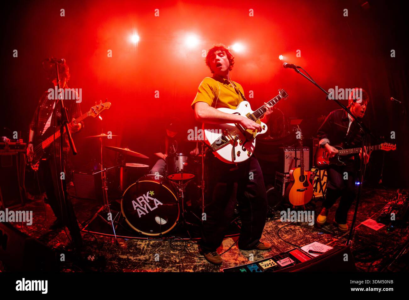 Milan Italy. 03th feb 2026. The English indie rock band ARKAYLA ...