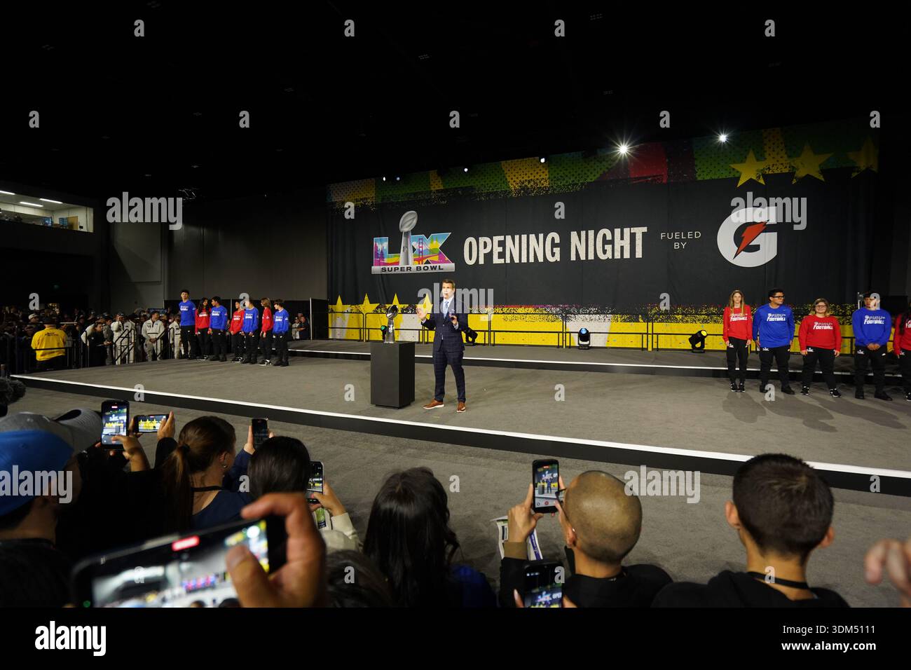 Scott Hanson During the Super Bowl LX (60) Opening Night Ceremony at ...