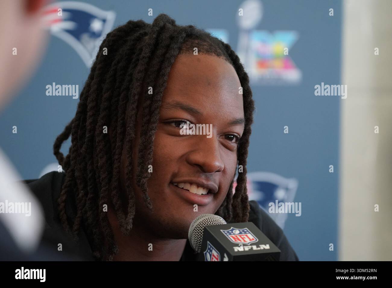 Jared Wilson During the New England Patriots Press Conference at the ...