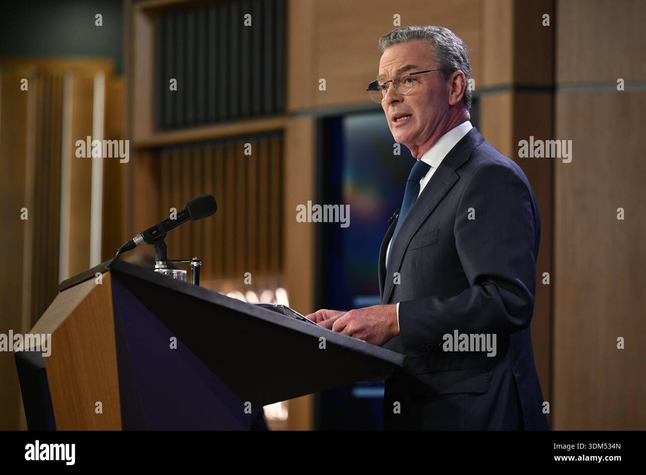 Chair of the Council on the Ageing (COTA) Christopher Pyne addresses ...
