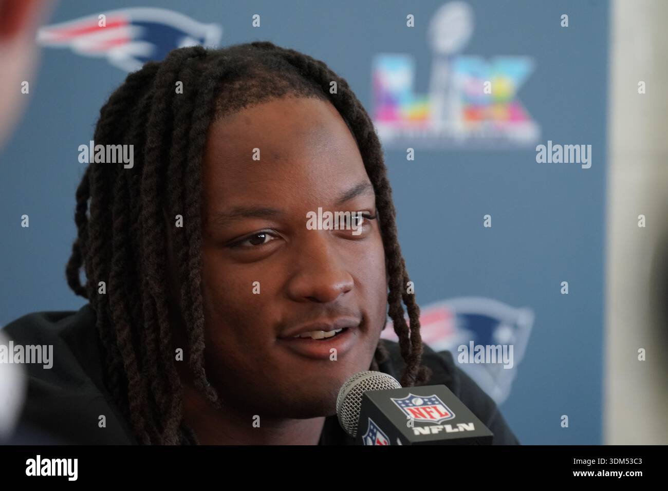 Jared Wilson During the New England Patriots Press Conference at the ...