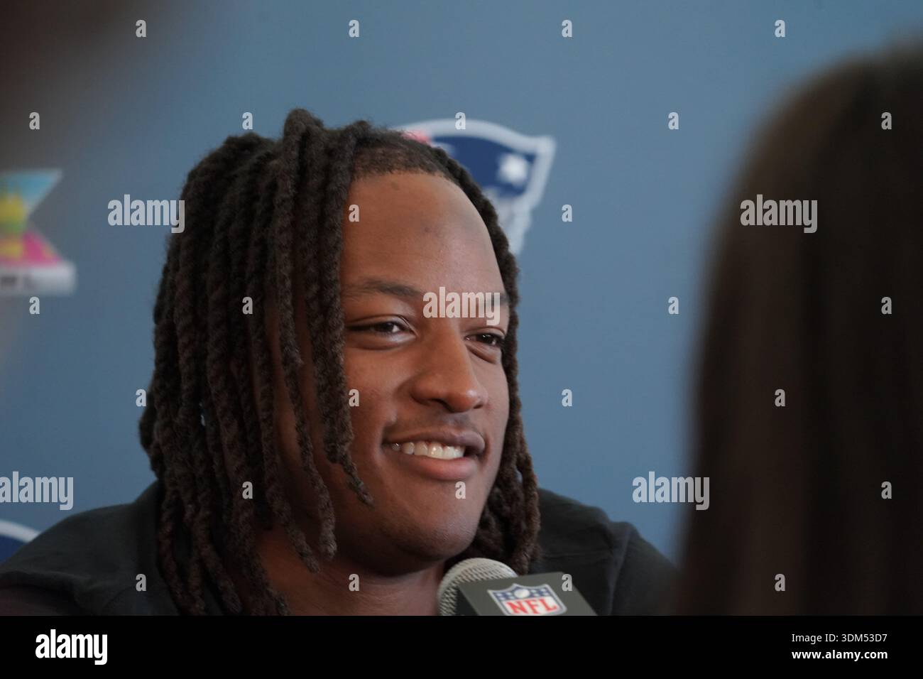 Jared Wilson During the New England Patriots Press Conference at the ...