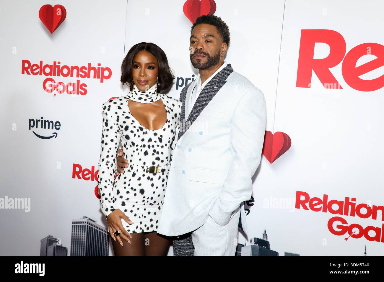 Actors Kelly Rowland, left, and Method Man attend the special screening ...