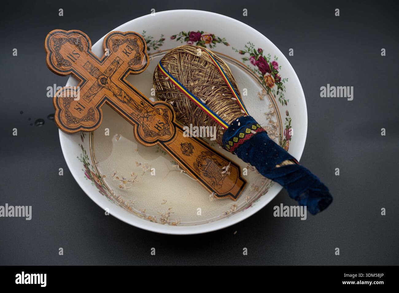Aghiasma Mare from the Epiphany, Holy water, Sfestoc and an Orthodox ...
