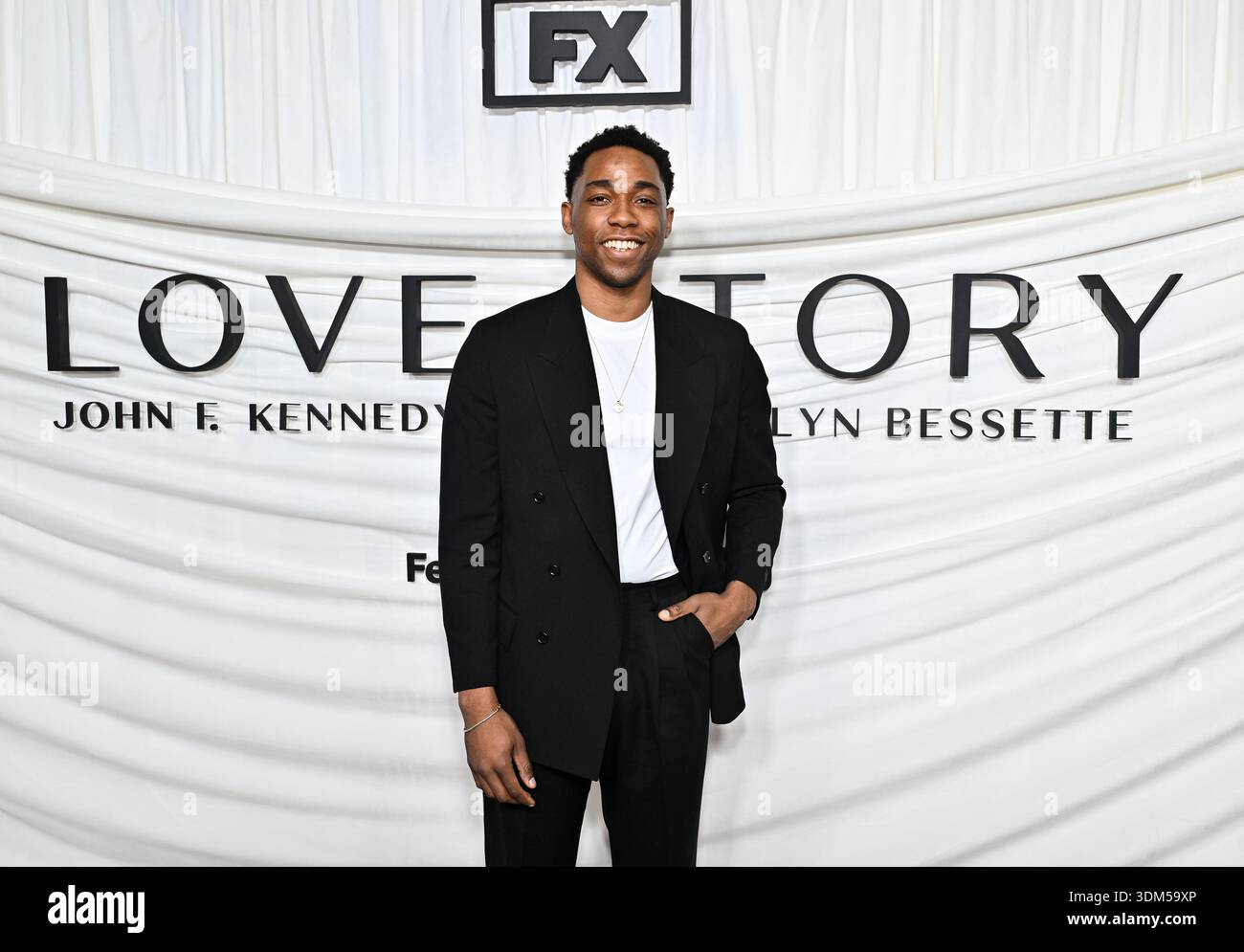 Omari K. Chancellor attends the premiere of FX's "Love Story: John F ...