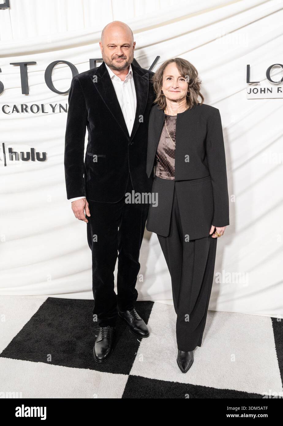 Brad Simpson and Nina Jacobson attend premiere of FX's 'Love Story ...