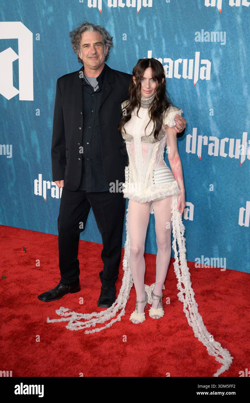 LOS ANGELES, USA. February 03, 2026: Zoe Sidel & father John Sidel at ...