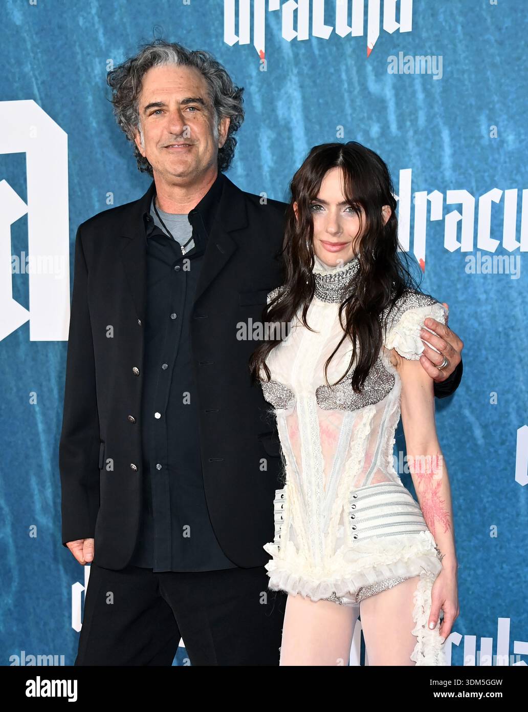 John Sidel and Zoe Bleu arriving at the “Dracula” Los Angeles premiere ...