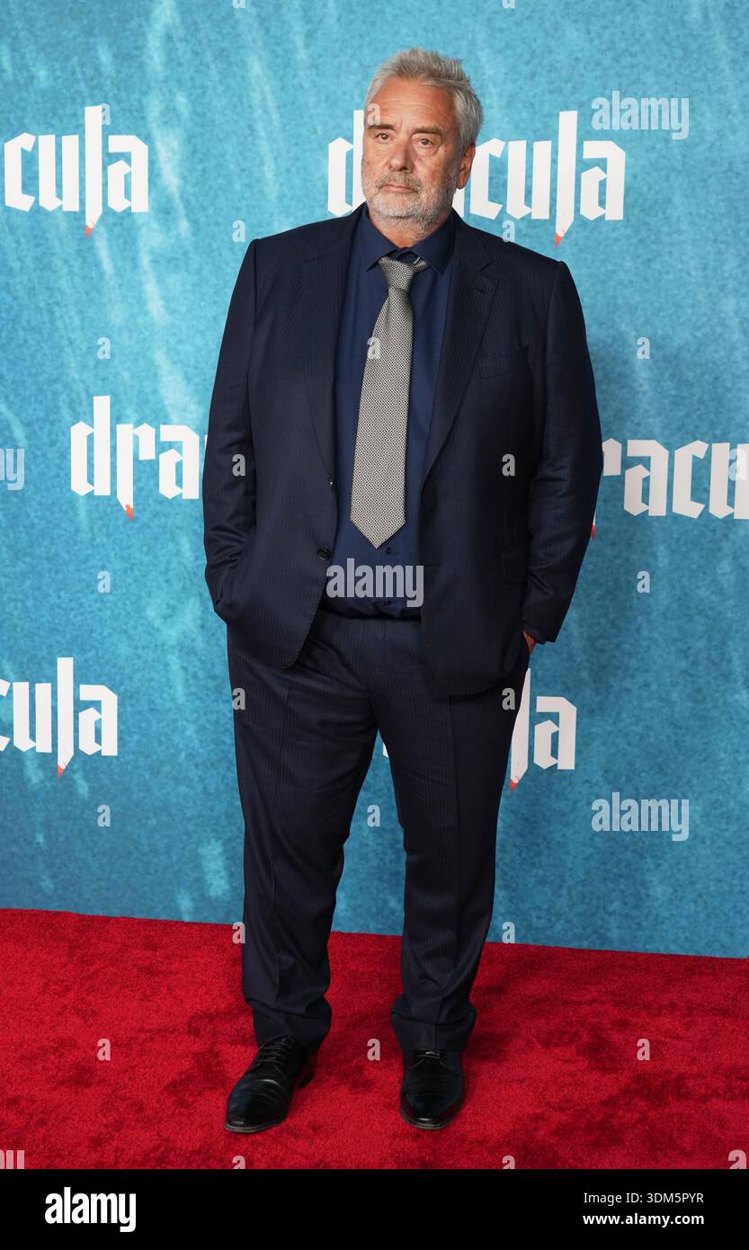 Writer/director Luc Besson arrives at the premiere of the film "Dracula ...