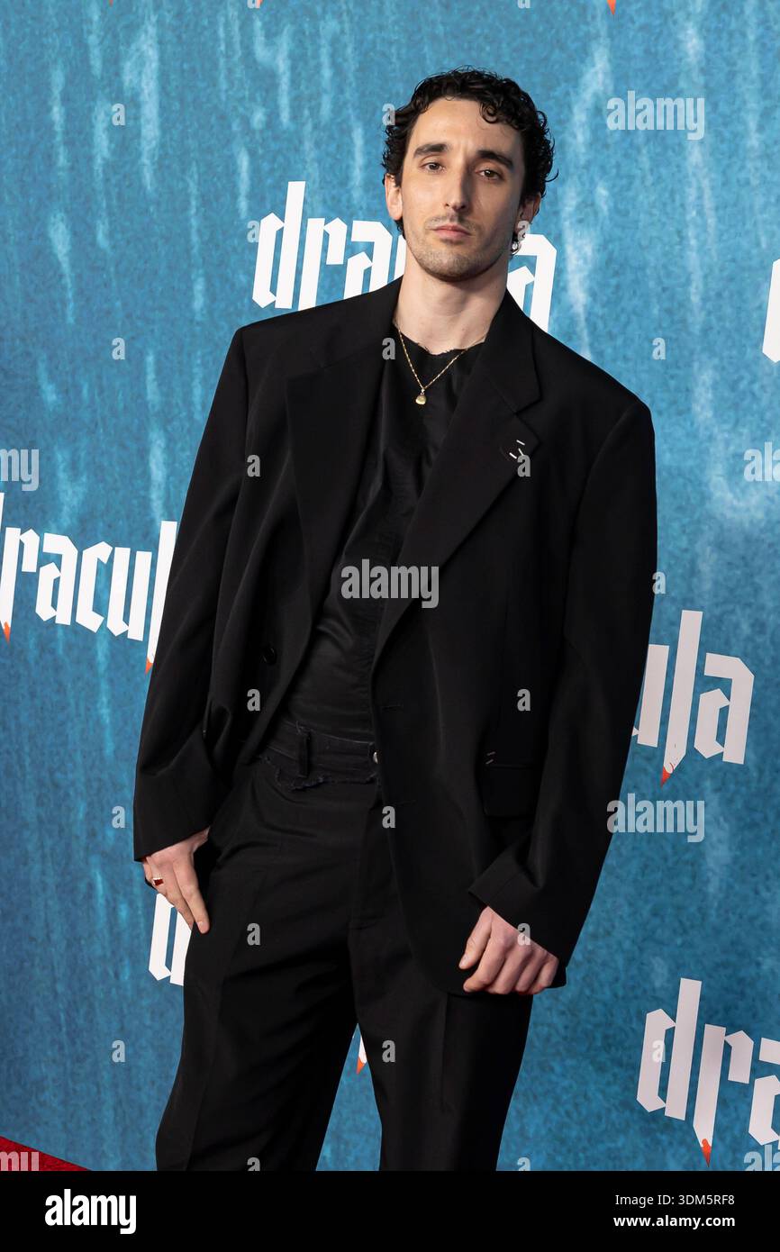 Ewens Abid attends the arrivals of the Los Angeles Premiere of “DRACULA ...