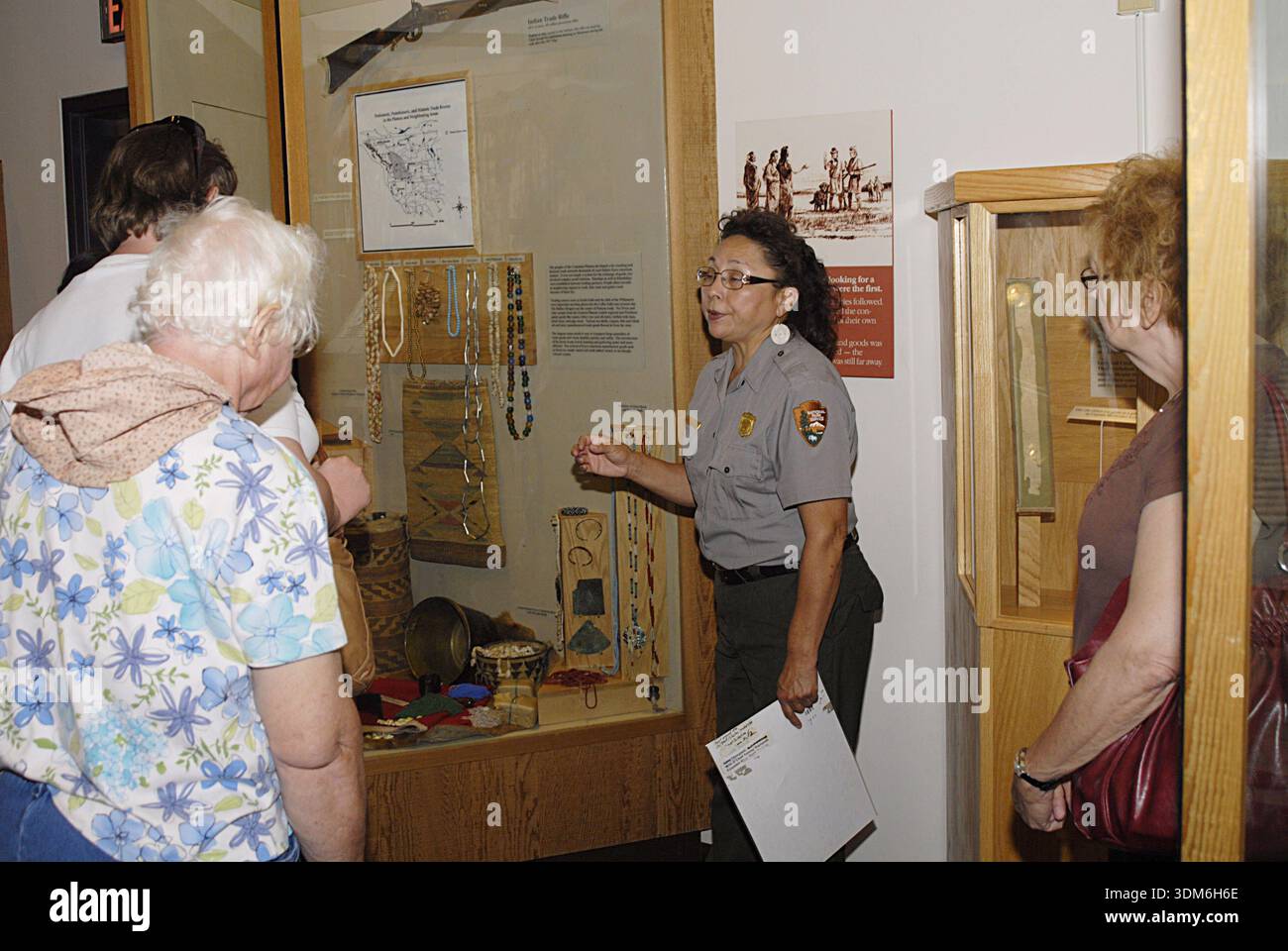 SPALDING / IDAHO STATE/ USA . Park rangers Kevin Peters and Diane ...