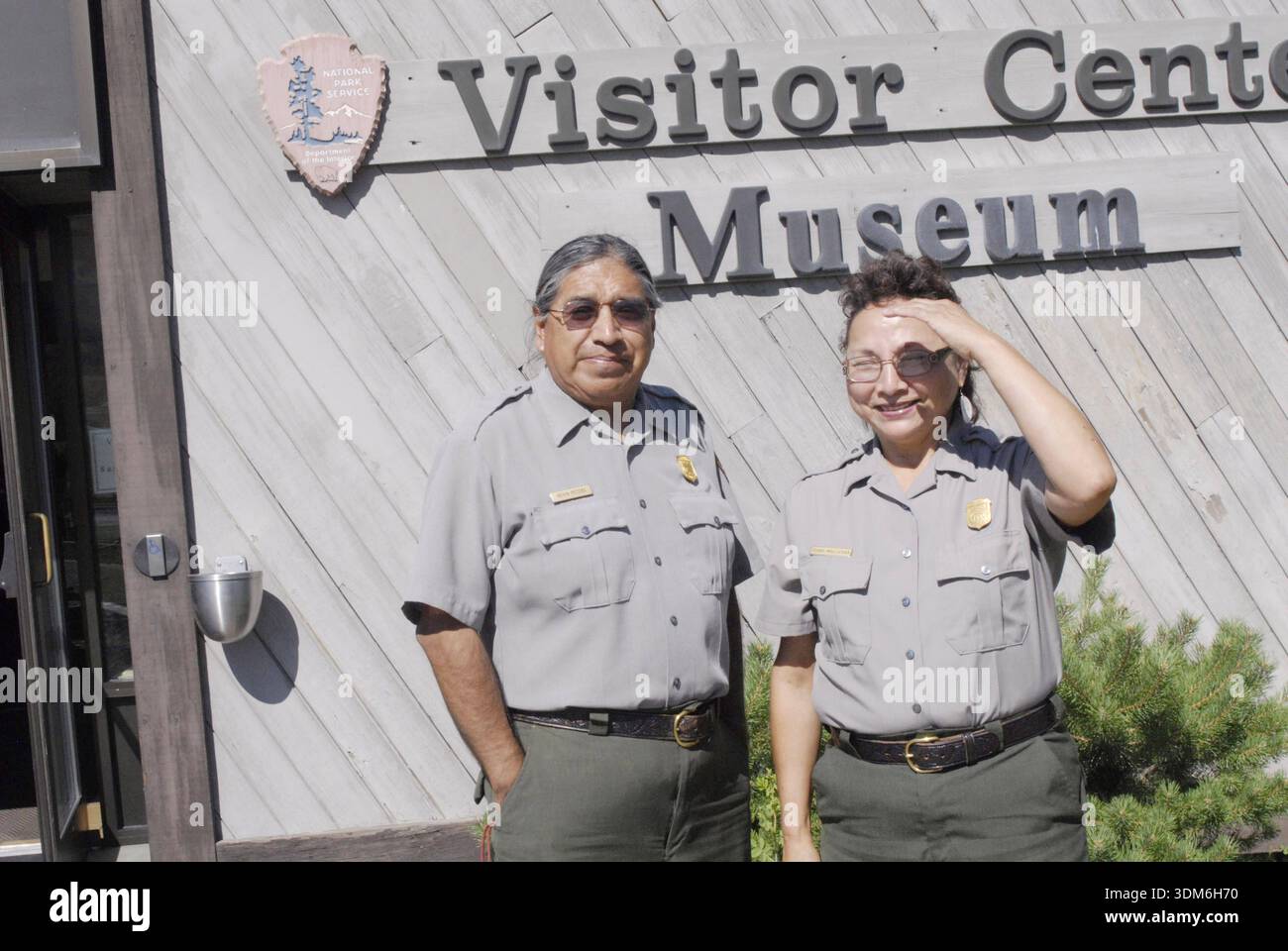 SPALDING / IDAHO STATE/ USA . Park rangers Kevin Peters and Diane ...