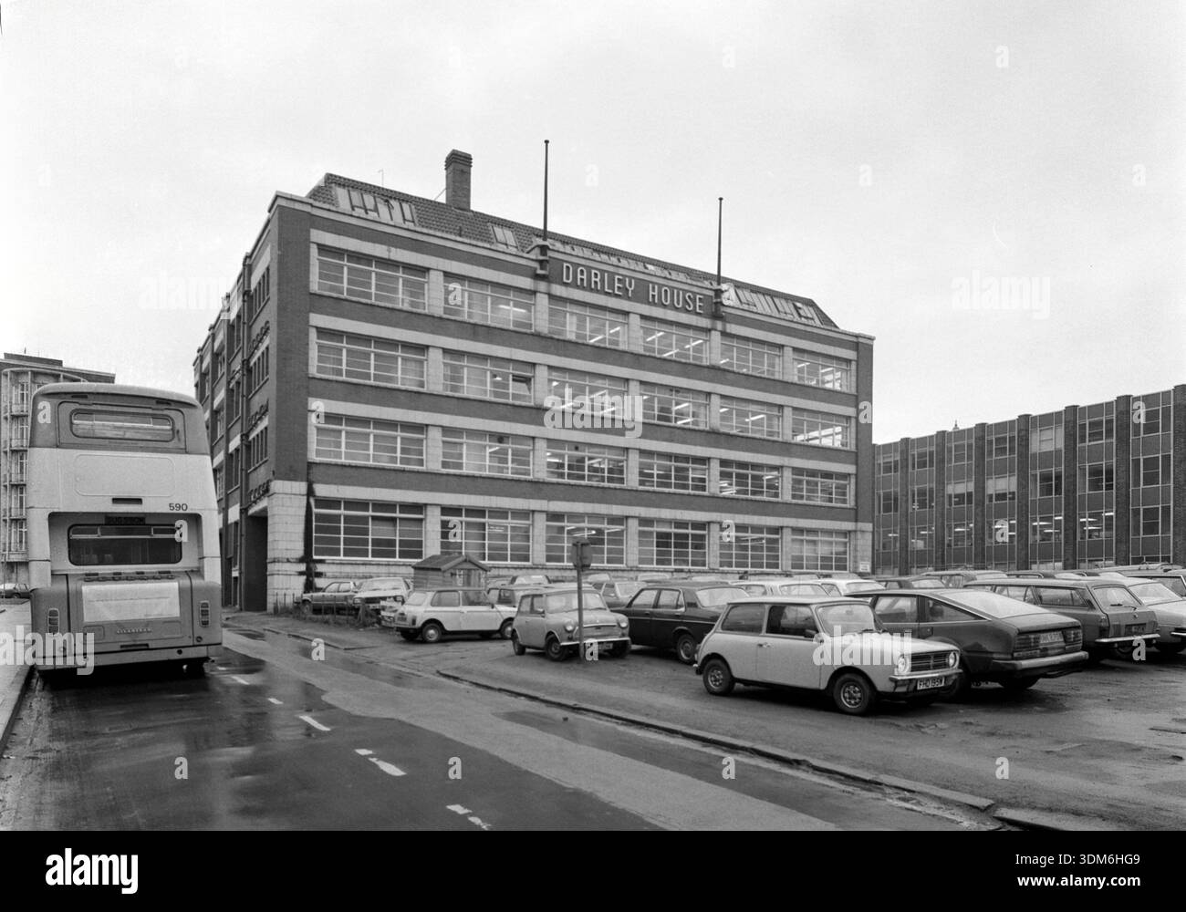A vacant building site in use as a car park hi-res stock photography ...