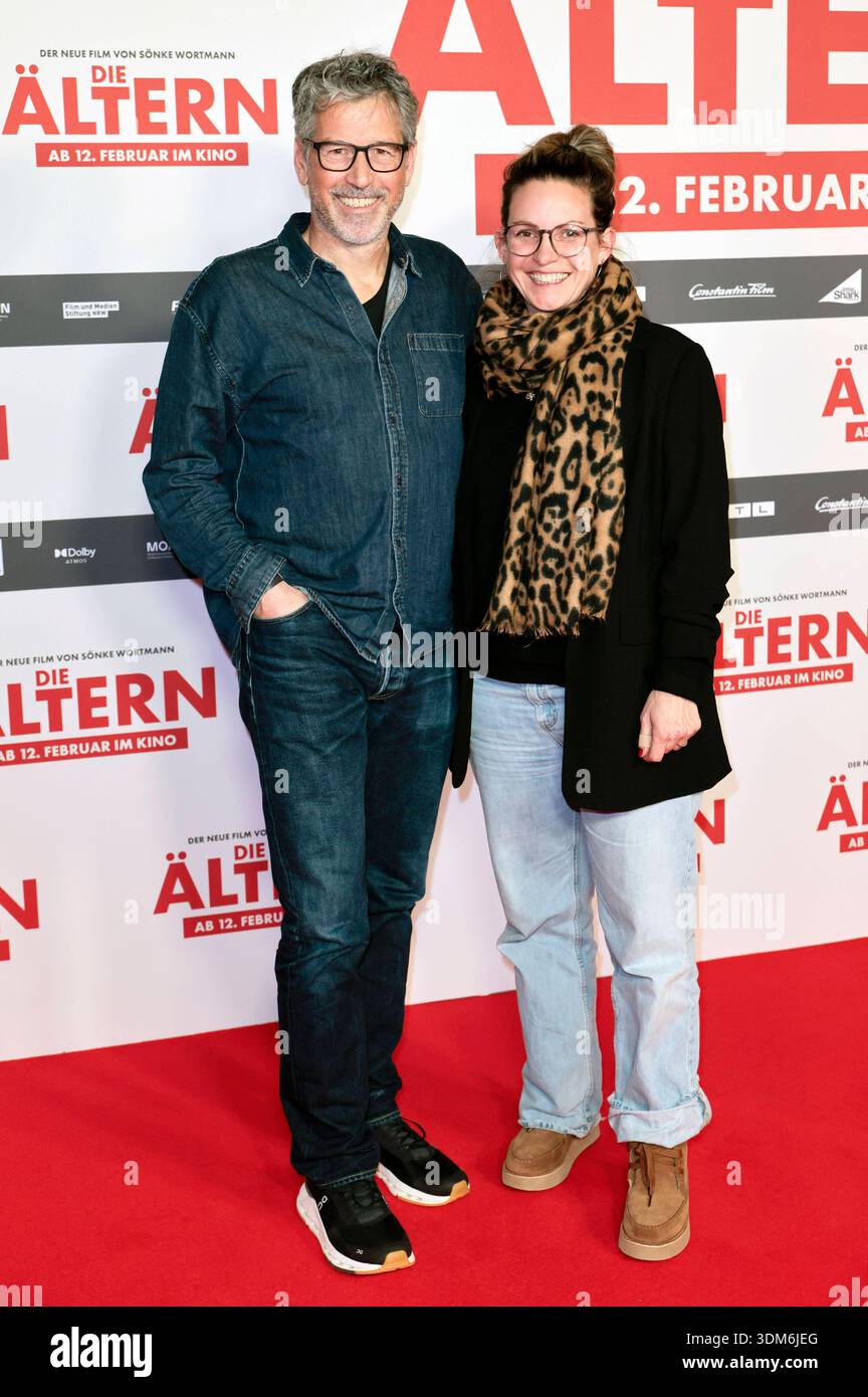 Wolfgang Groos mit Ehefrau Jasmin Groos bei der Premiere des Kinofilms ...