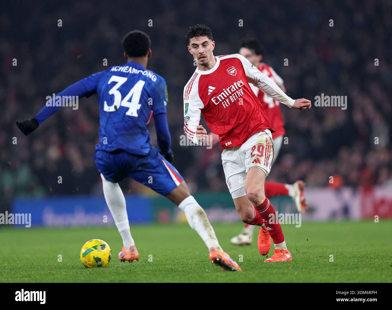 London, UK. 3rd Feb, 2026. Kai Havertz of Arsenal during the Arsenal vs ...