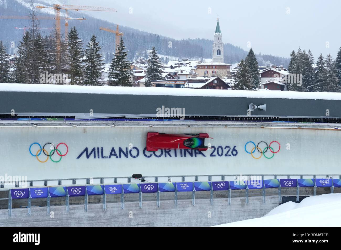 04 February 2026, Italy, Cortina D'ampezzo: Olympia, Olympic Winter ...