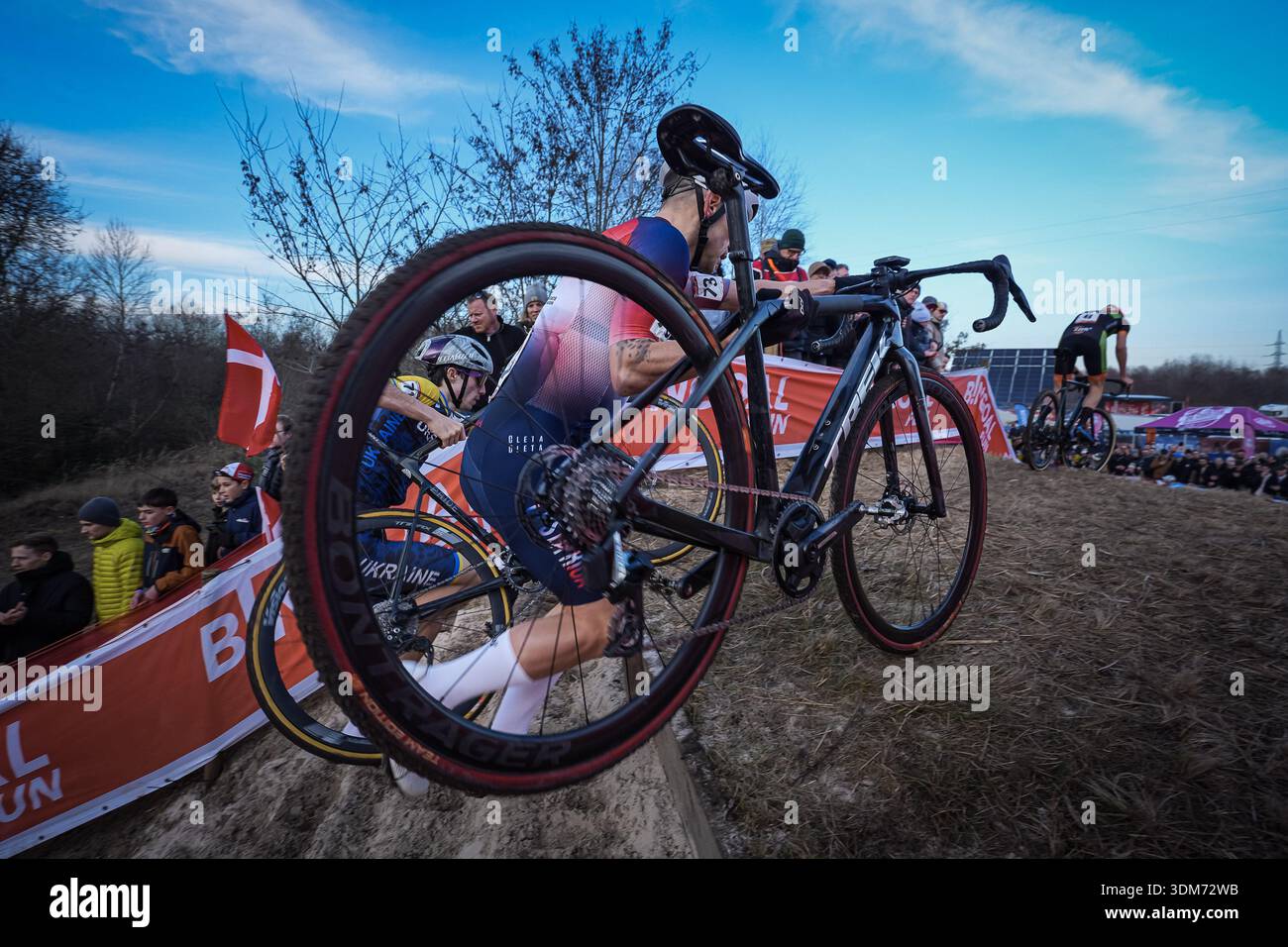 Felipe Nystrom (--) CRC, BEL Cyclo-Cross World Cup, UCI, Maaasmechelen ...