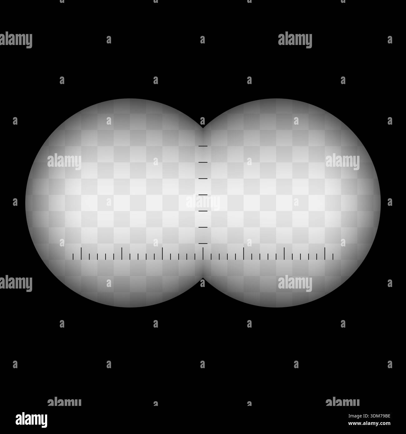 Binocular view frame Black and White Stock Photos & Images - Alamy