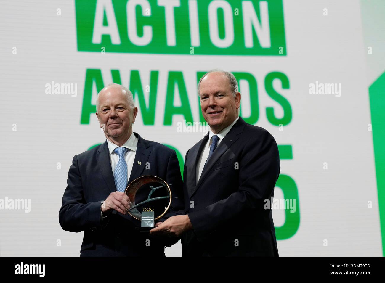 IBU president Olle Dahlin receives the IOC Climate Action Award 2025 ...