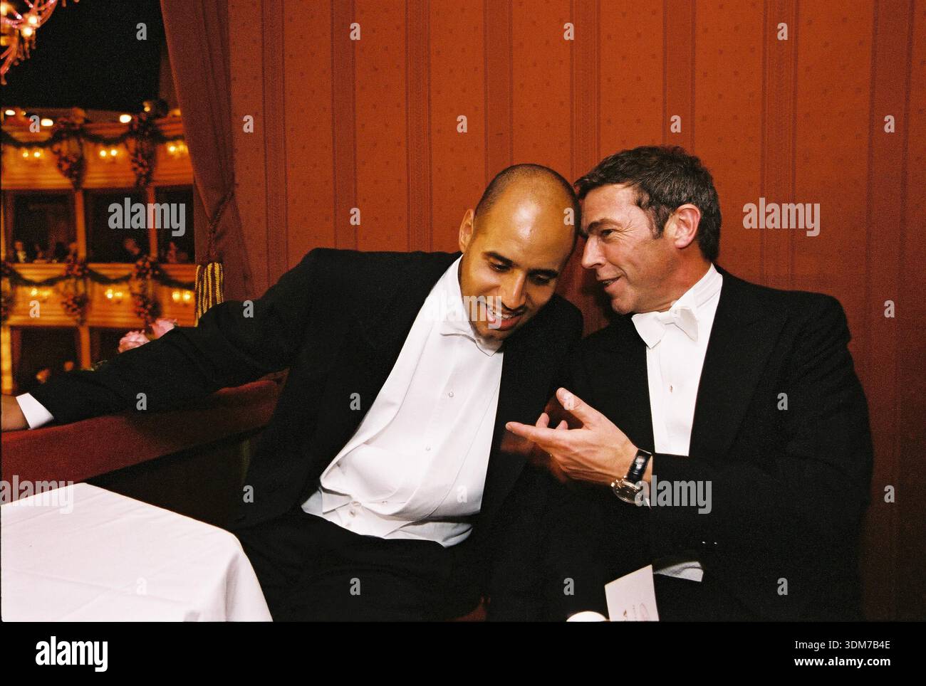 Vienna Opera Ball 2002 in Vienna, Austria, Jörg HAIDER and Saif Al ...