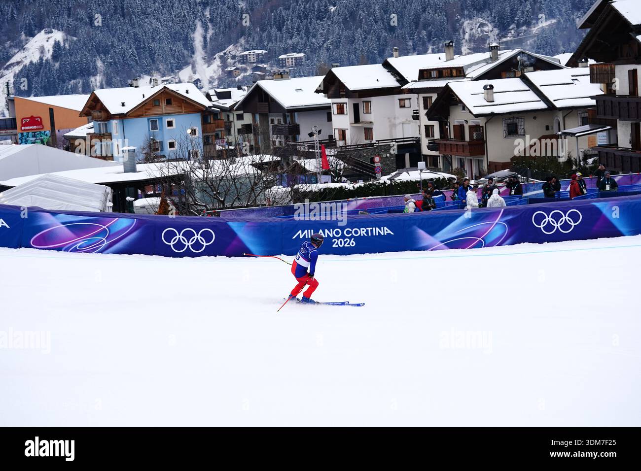 Liechtenstein's Marco Pfiffner gets to the finish area, during the ...