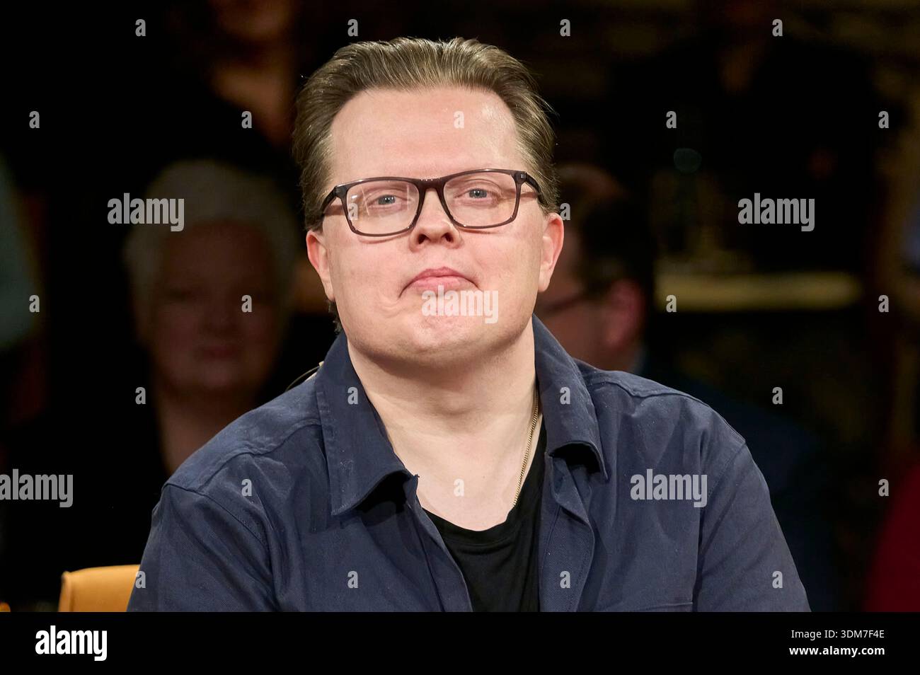 Angelo Kelly at the recording of the RB talk show '3nach9' at Radio ...