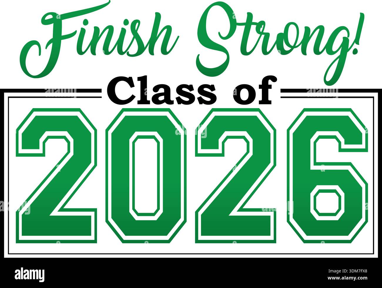 Green congratulations class 2026 hi-res stock photography and images ...