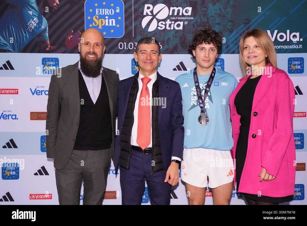 Luca Onofrio Luca Burgazzoli Laura Duchi during the press conference ...