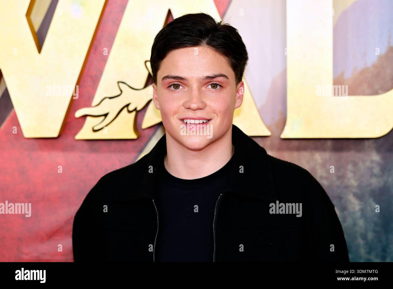 Actor Emile Cherif at the premiere of the feature film 'Woodwalkers 2 ...