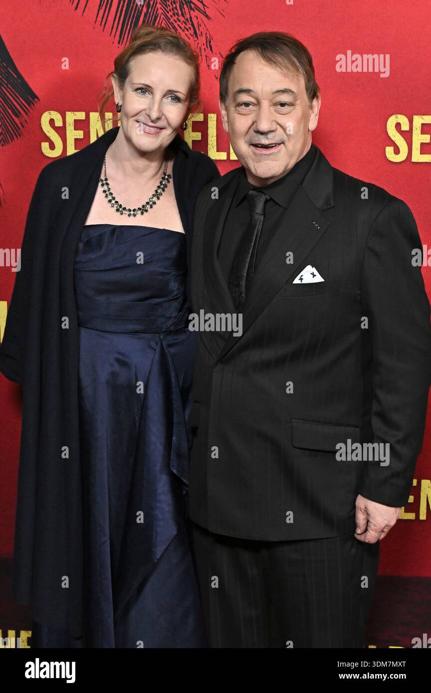 Anne-Katrin Hallaschka and Sam Raimi at the world premiere of the ...