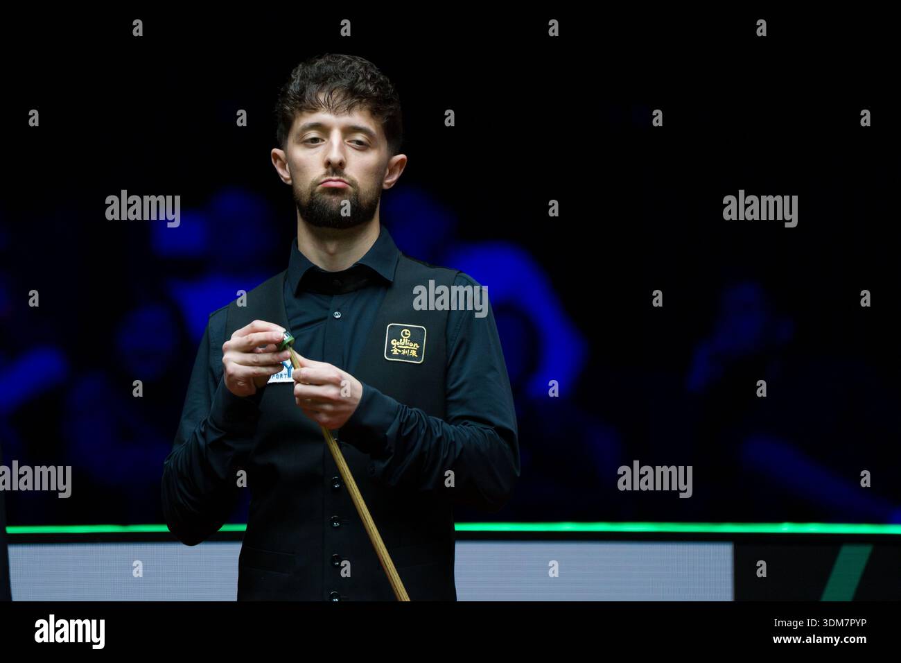 English snooker player, Joe O'Connor during a game at the 2026 World ...