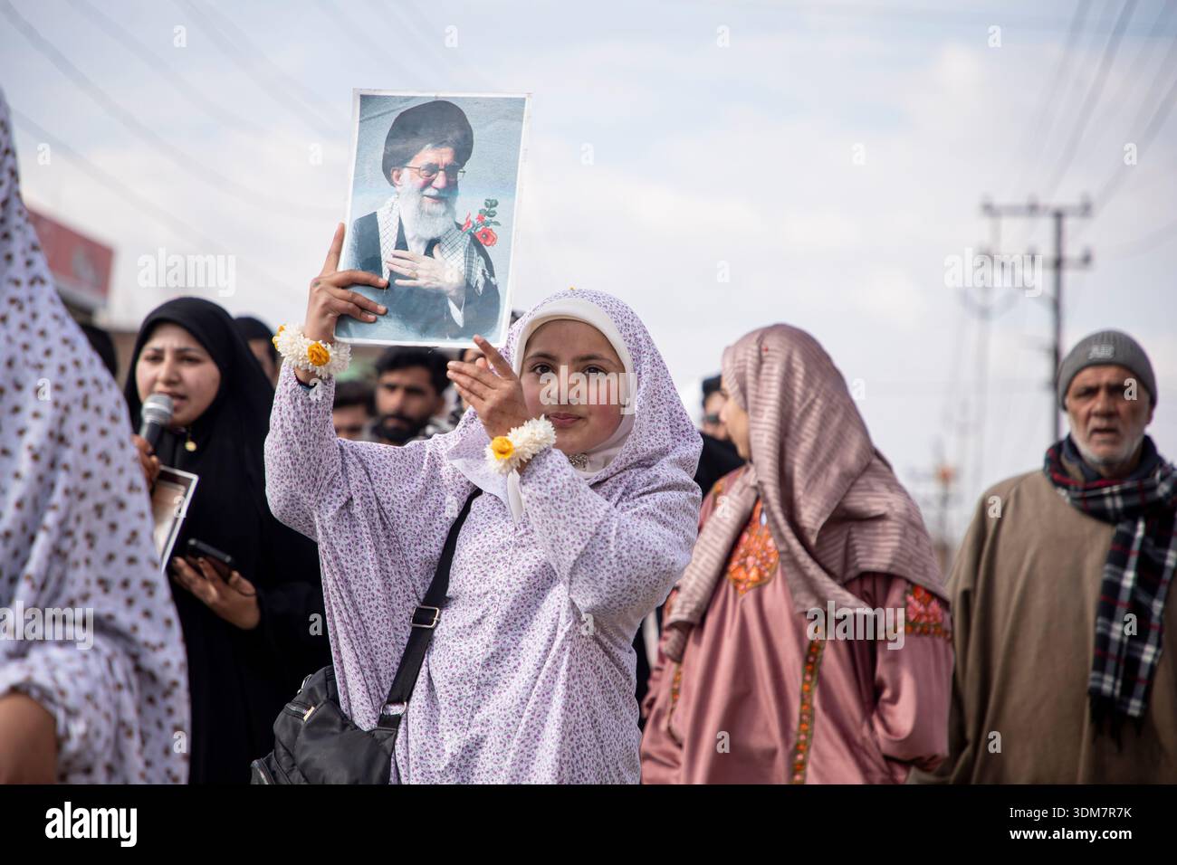 Budgam, Jammu And Kashmir, India. 4th Feb, 2026. A Shia Muslim girl ...