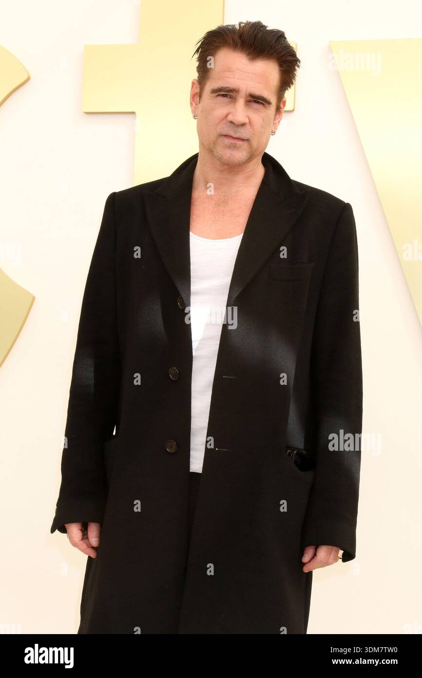 Colin Farrell at arrivals for Apple TV Press Day, Barker Hangar, Santa ...