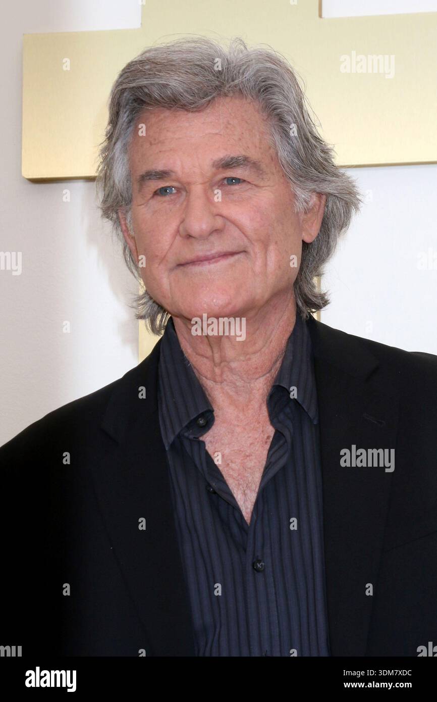 Kurt Russell at arrivals for Apple TV Press Day, Barker Hangar, Santa ...
