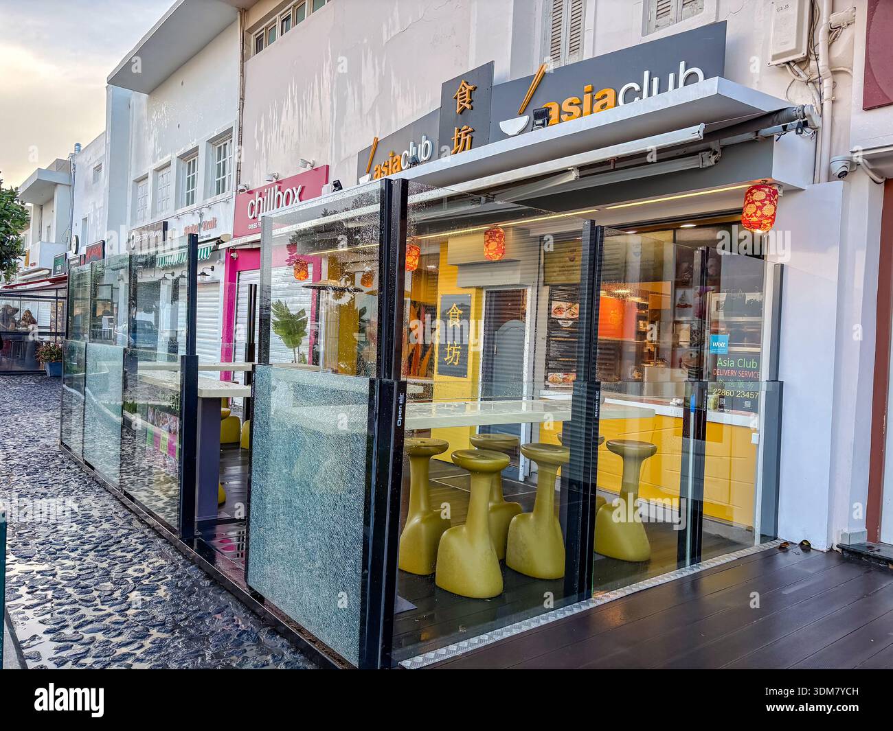 Asia club santorini hi-res stock photography and images - Alamy