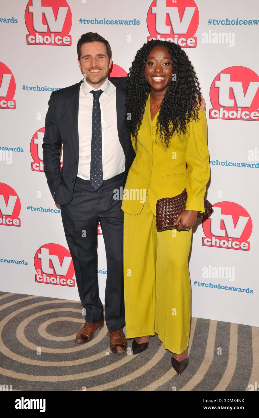 Alexander Dragonetti and Minah Shannon at the TV Choice Awards 2026 ...