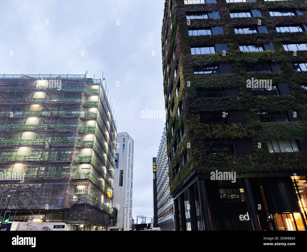 Manchester, UK - January 21, 2026: Modern Manchester scene featuring ...