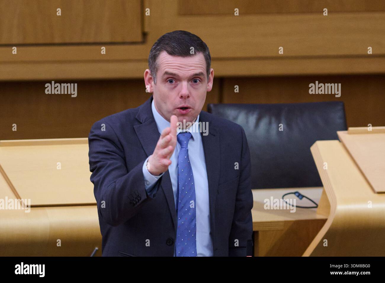 Edinburgh Scotland, UK 04 February 2026. Douglas Ross MSP at the ...