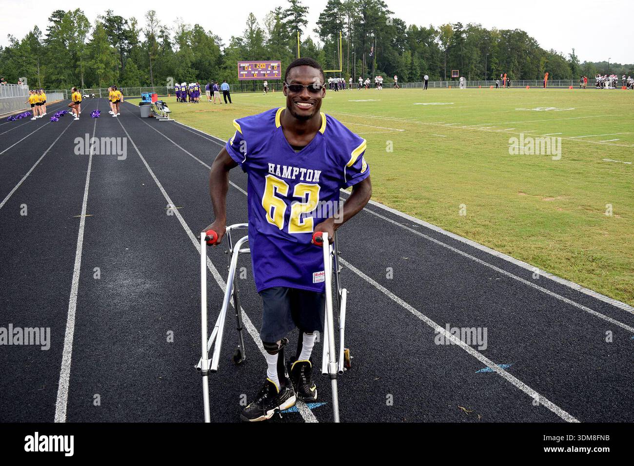 Devon Berry watches some of the JV game after varsity practice at ...