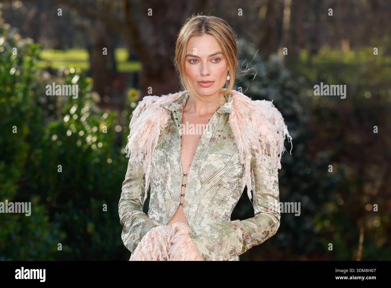 Margot Robbie poses for photographers at the photo call for the film ...