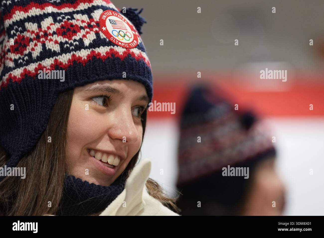 United States' Tess Johnson wears the Team USA uniform designed by ...