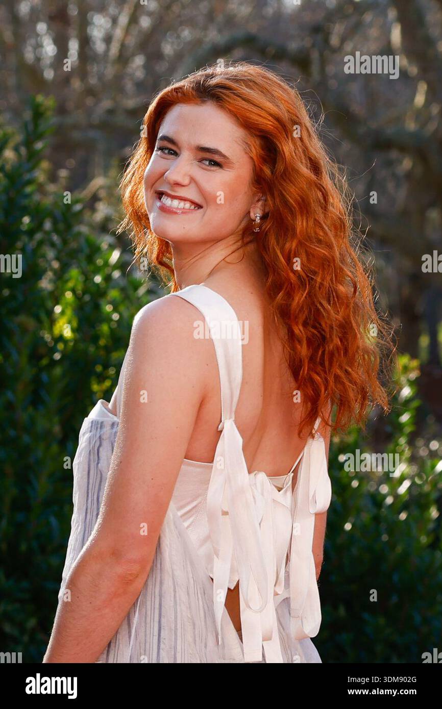 Alison Oliver poses for photographers at the photo call for the film ...
