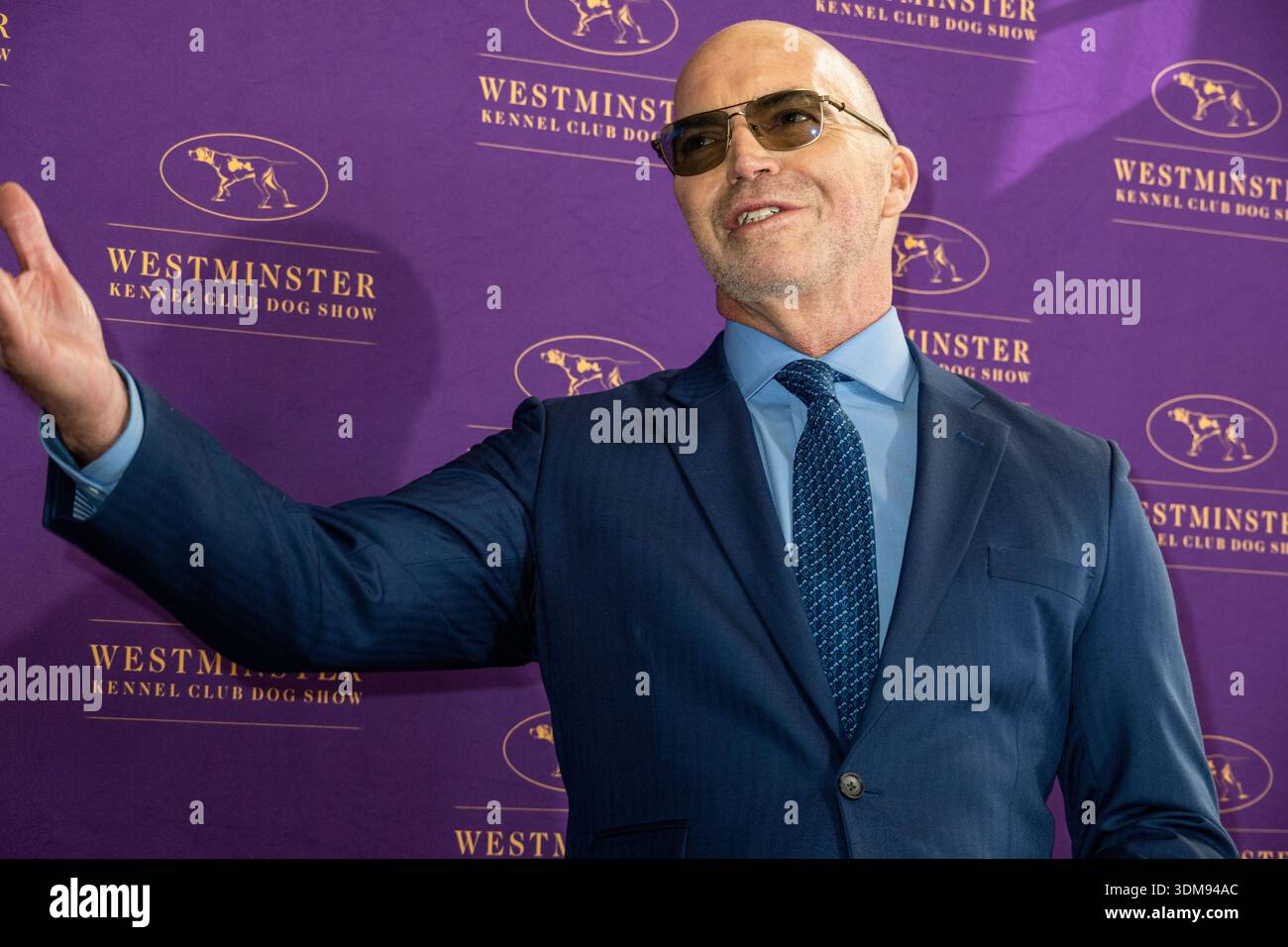 Dr. Donald Sturz makes opening remarks as Westminster Kennel Club Dog ...