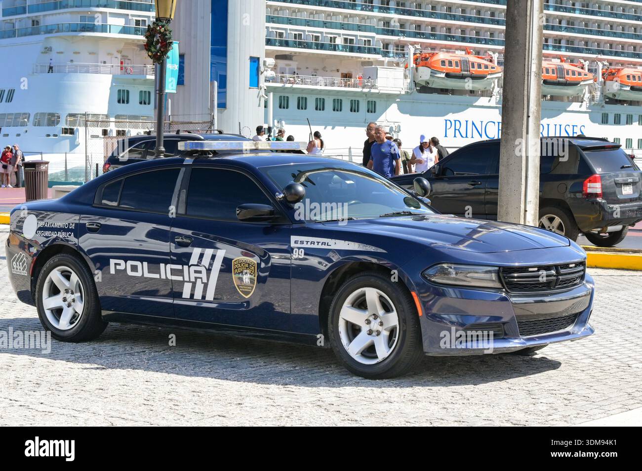 San Juan, Puerto Rico - 16 January 2026: Police patrol car used by the ...